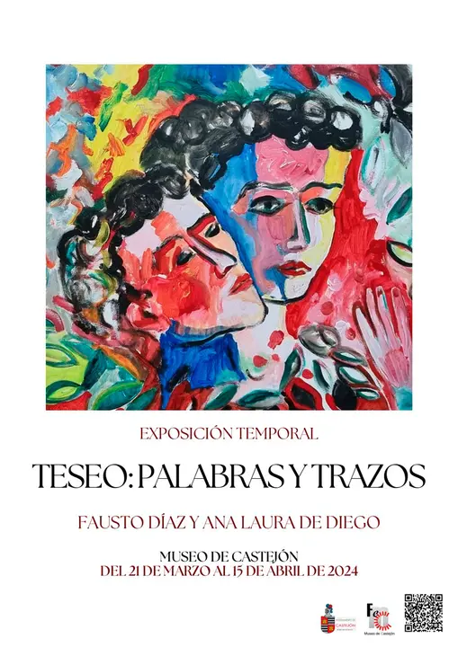 Exposición ‘Teseo: Palabras y Trazos’ de Fausto Díaz y Ana Laura de Diego