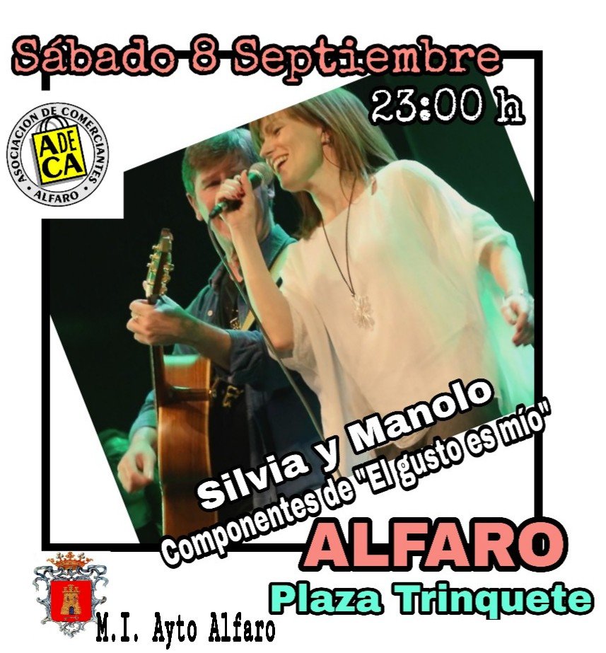 Concierto de Silvia y Manolo en Alfaro