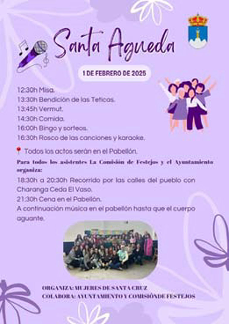 Fiesta de Santa Águeda 2025 en Santa Cruz de Moncayo