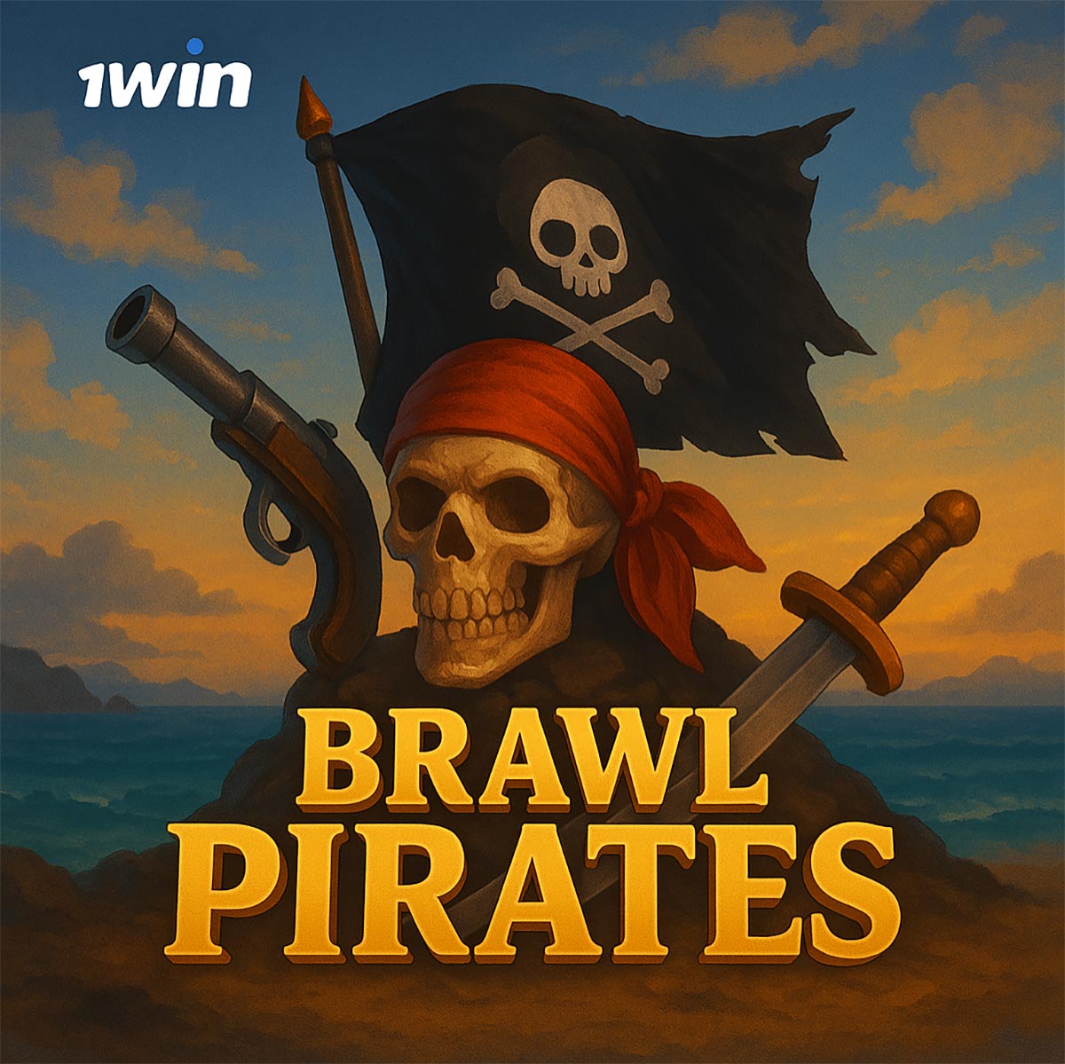 Navega con Brawl Pirates: la joya visual de 1win